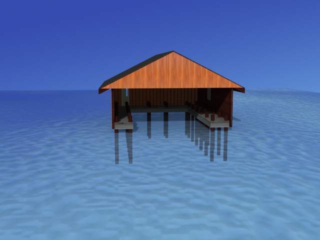Boat House - 3D Model by Dreamscape Studios