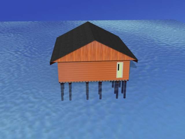 Boat House - 3D Model by Dreamscape Studios