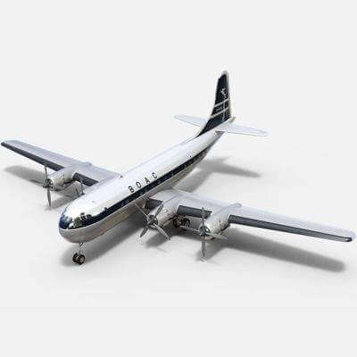 Boeing 377 BOAC - 3D Model by Dreamscape Studios