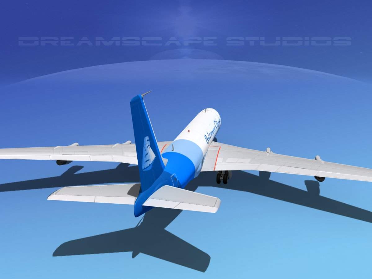 Boeing 707 Clipper - 3D Model by Dreamscape Studios