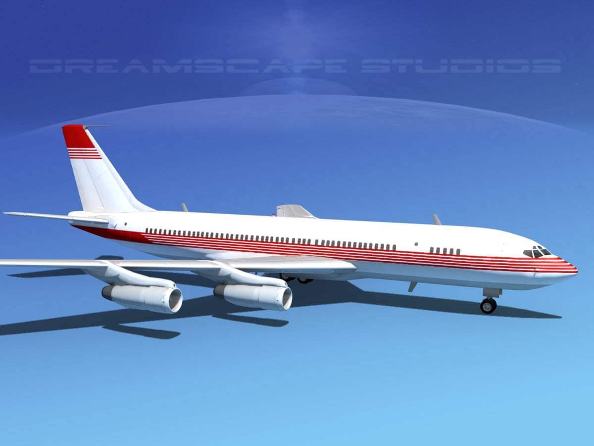 Boeing 707 Corporate - 3D Model by Dreamscape Studios