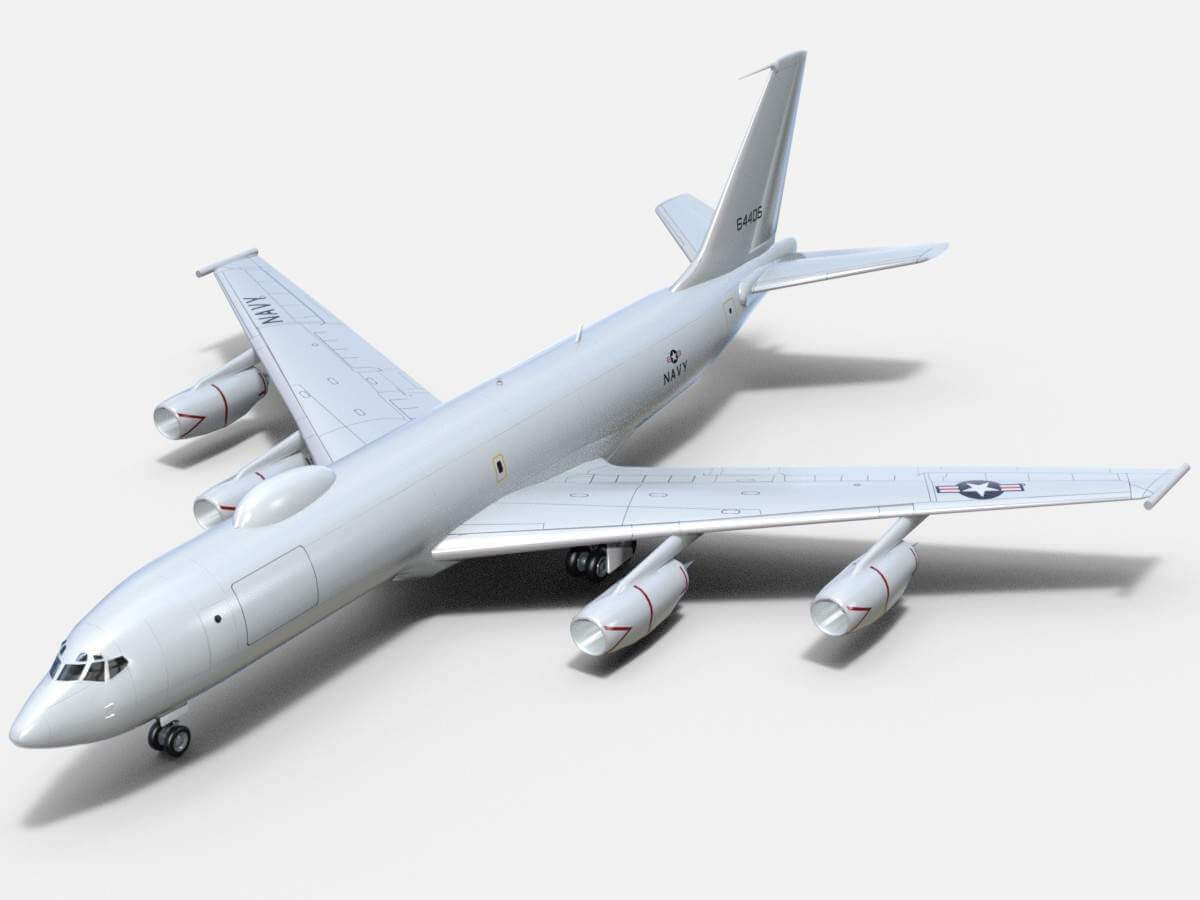 Boeing 707-E6B 3D Model by Dreamscape Studios