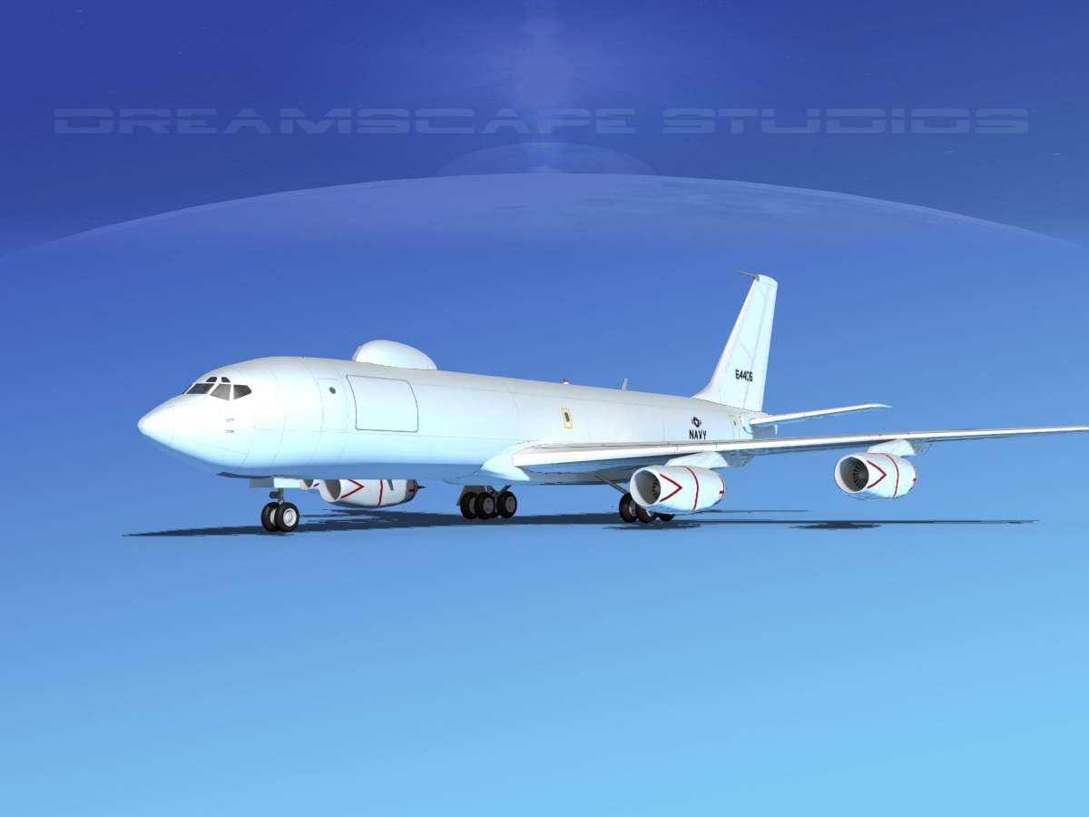Boeing 707-E6B 3D Model by Dreamscape Studios