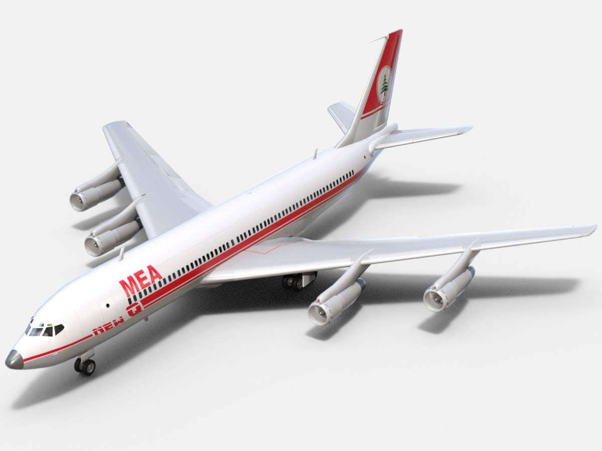Boeing 707 Middle East - 3D Model by Dreamscape Studios