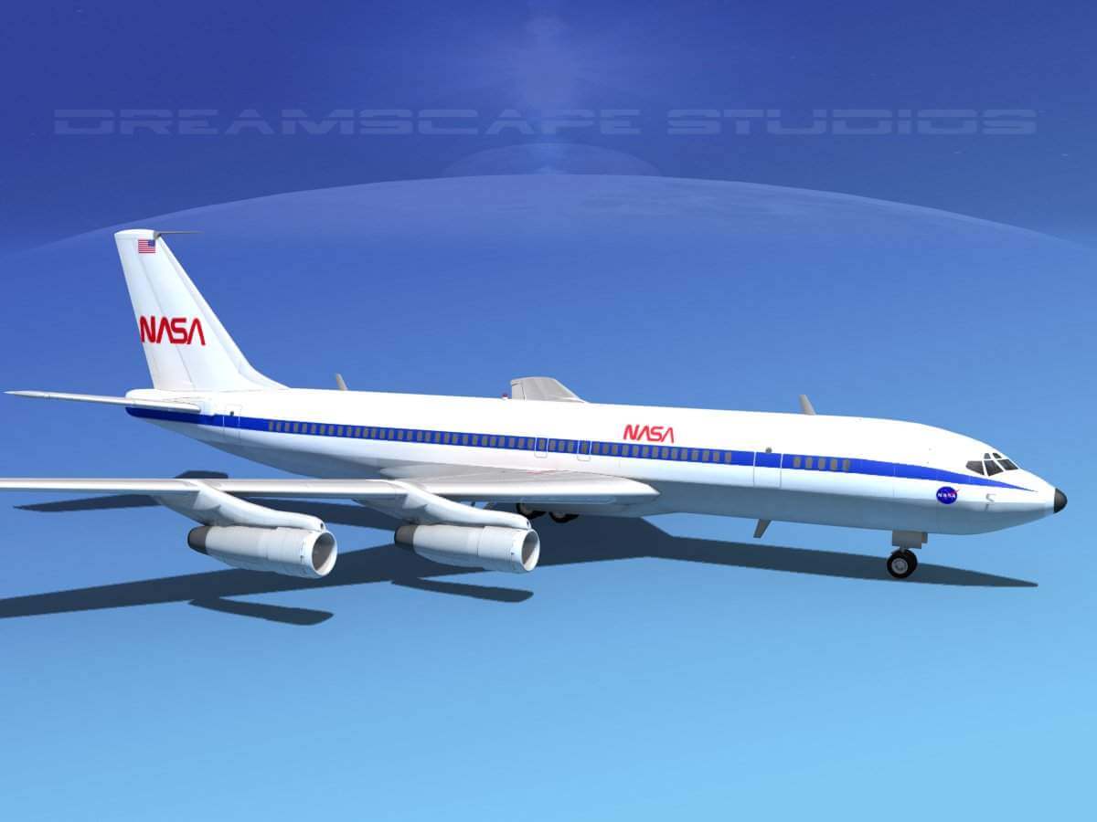 Boeing 707 NASA - 3D Model by Dreamscape Studios