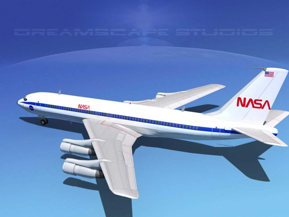 Boeing 707 NASA - 3D Model by Dreamscape Studios