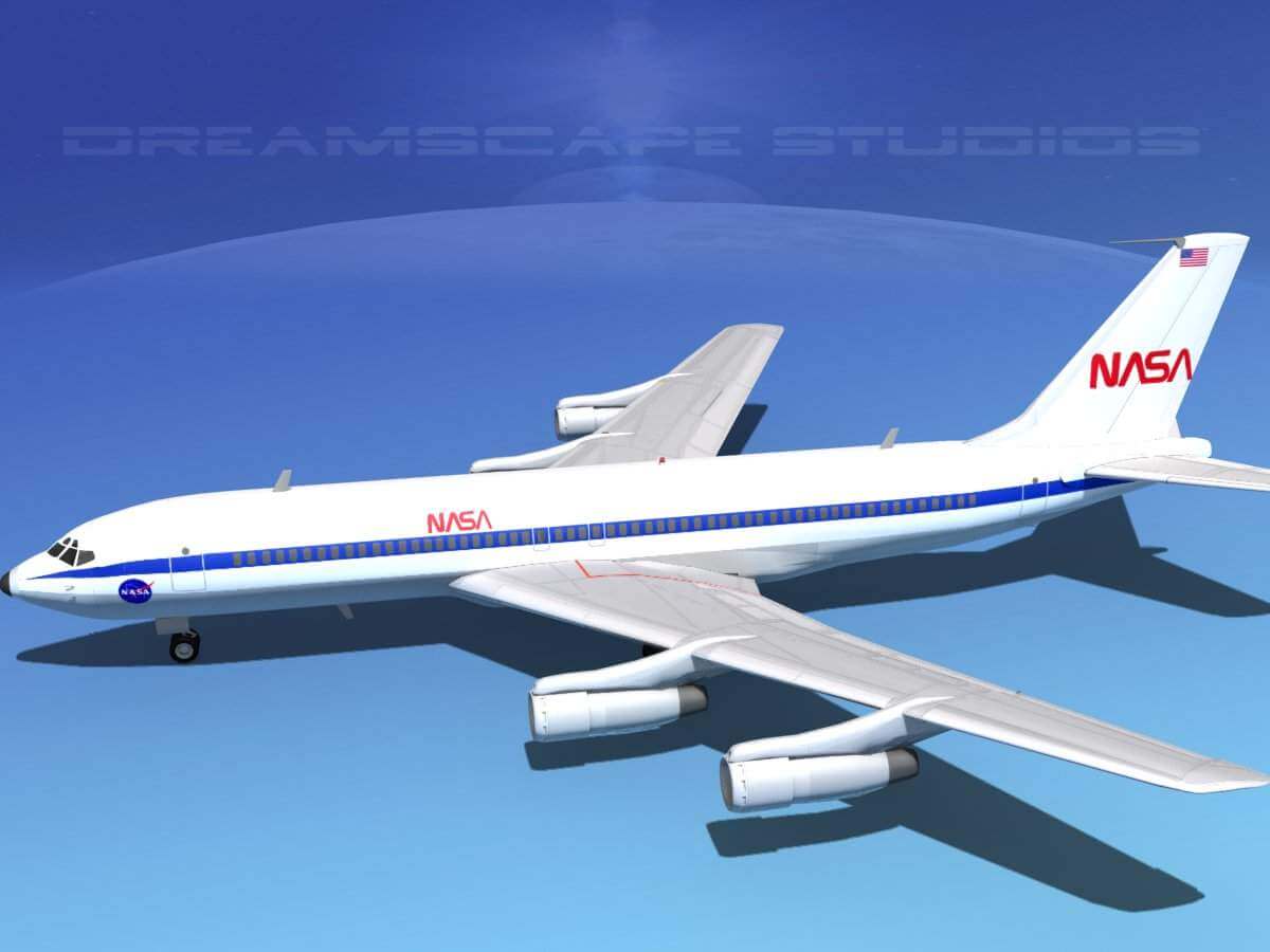 Boeing 707 NASA - 3D Model by Dreamscape Studios