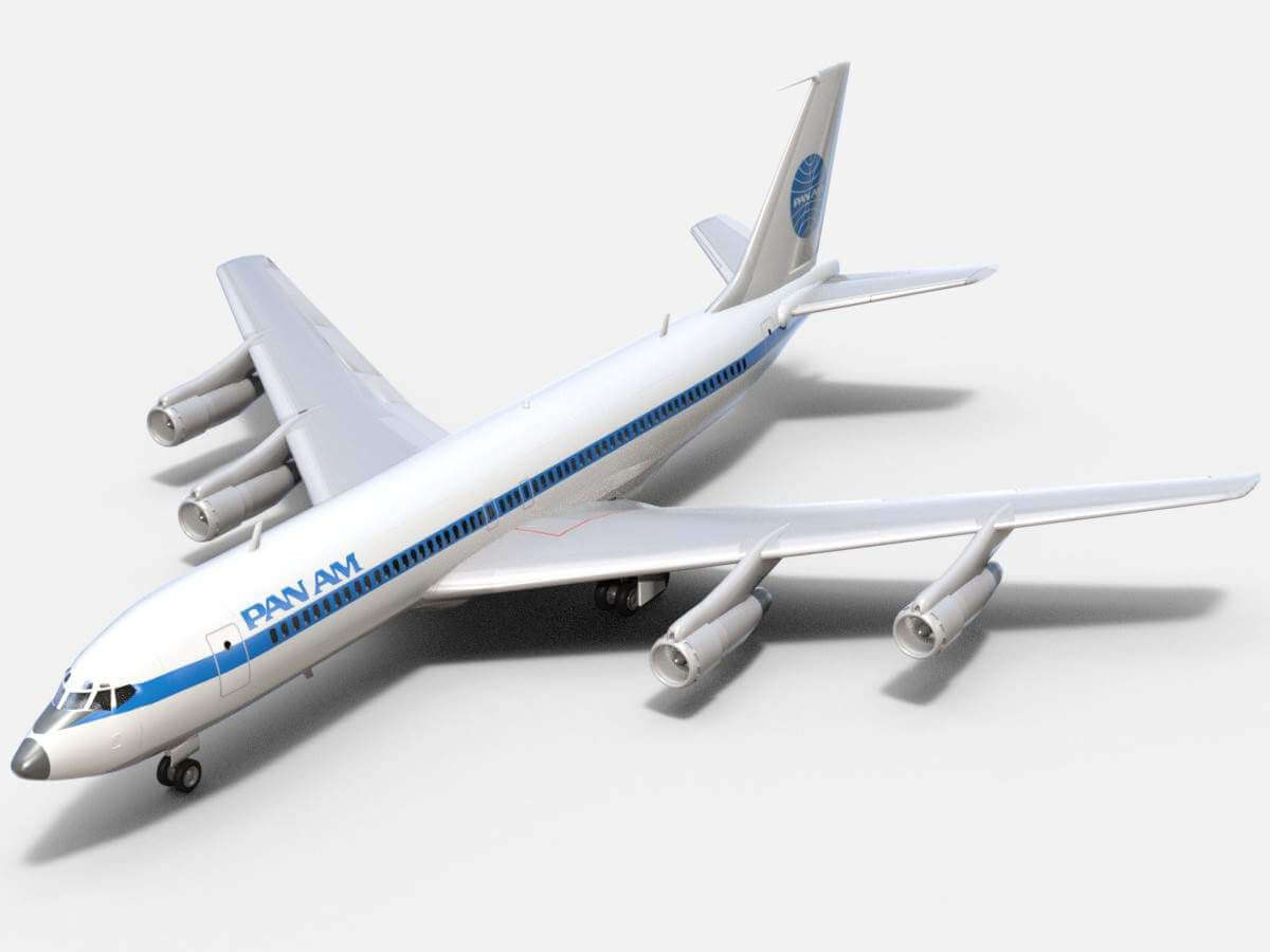 Boeing 707 Pan Am - 3D Model by Dreamscape Studios