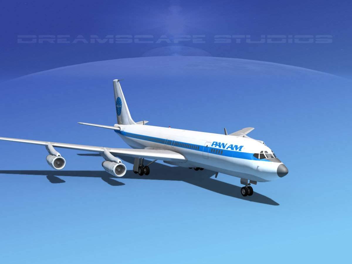 Boeing 707 Pan Am - 3D Model by Dreamscape Studios