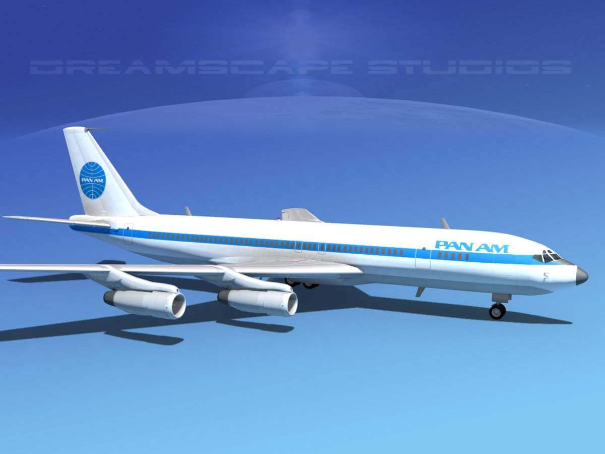Boeing 707 Pan Am - 3D Model by Dreamscape Studios