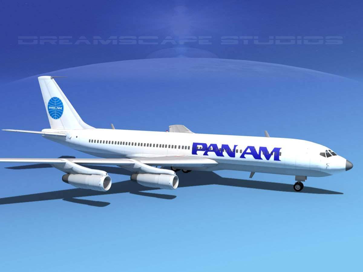 Boeing 707 Pan Am - 3D Model by Dreamscape Studios