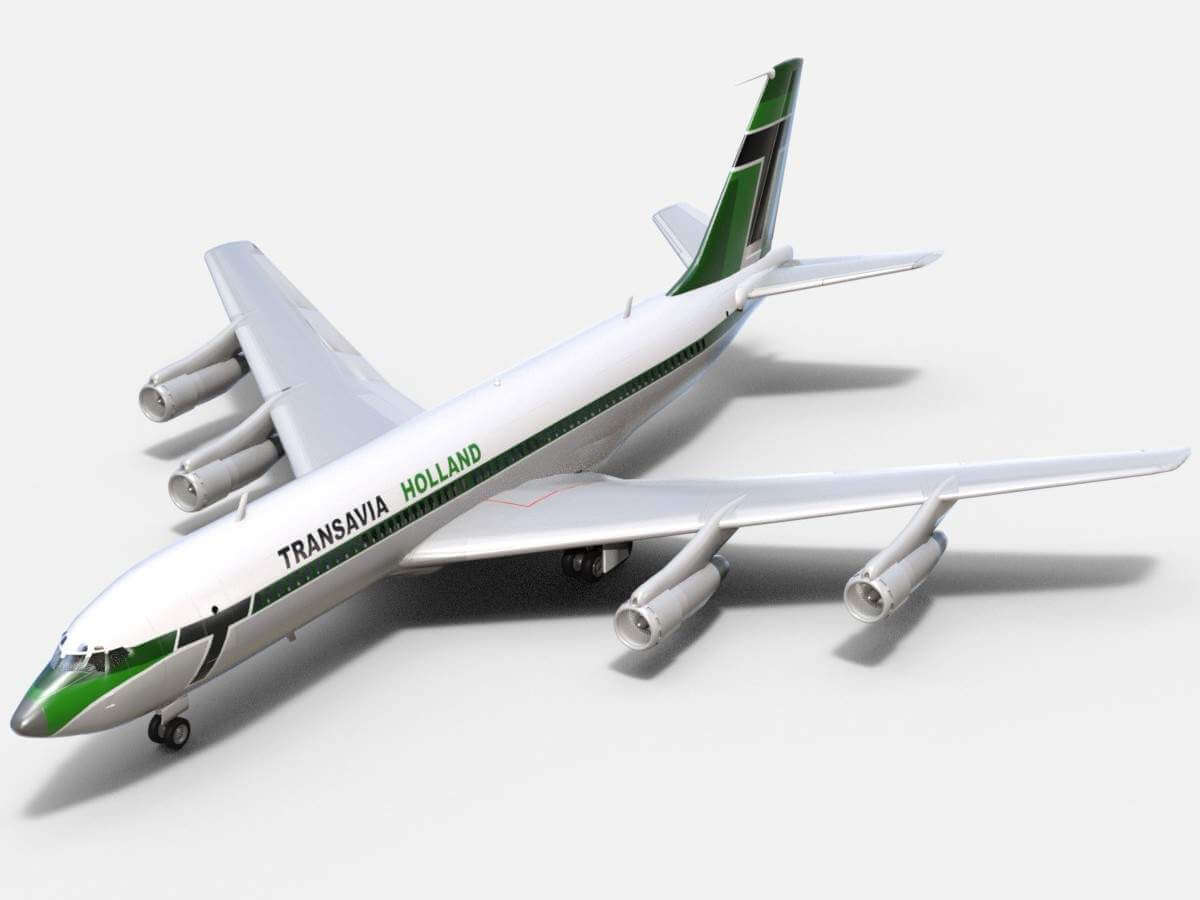 Boeing 707 Transavia - 3D Model by Dreamscape Studios