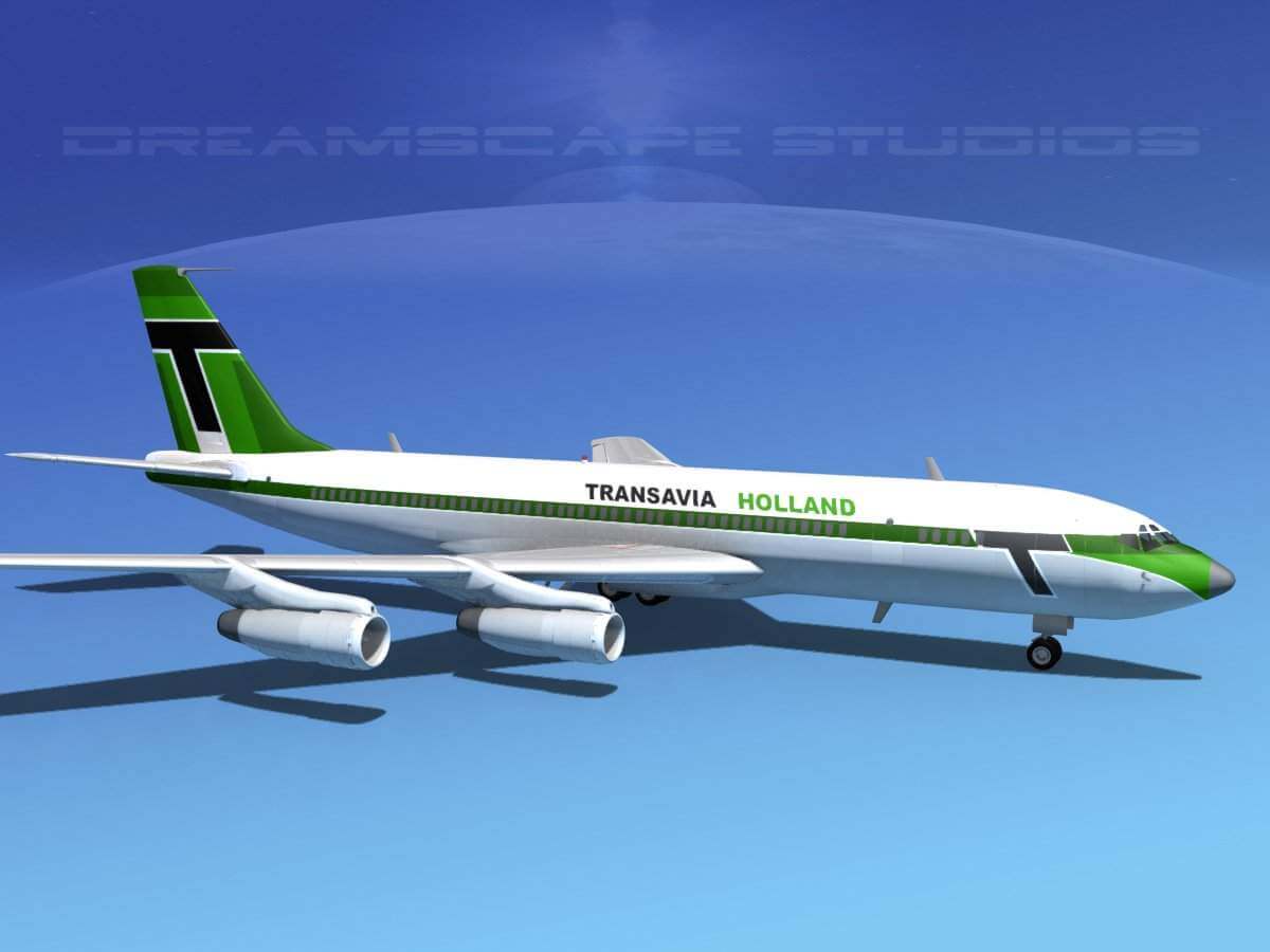 Boeing 707 Transavia - 3D Model by Dreamscape Studios