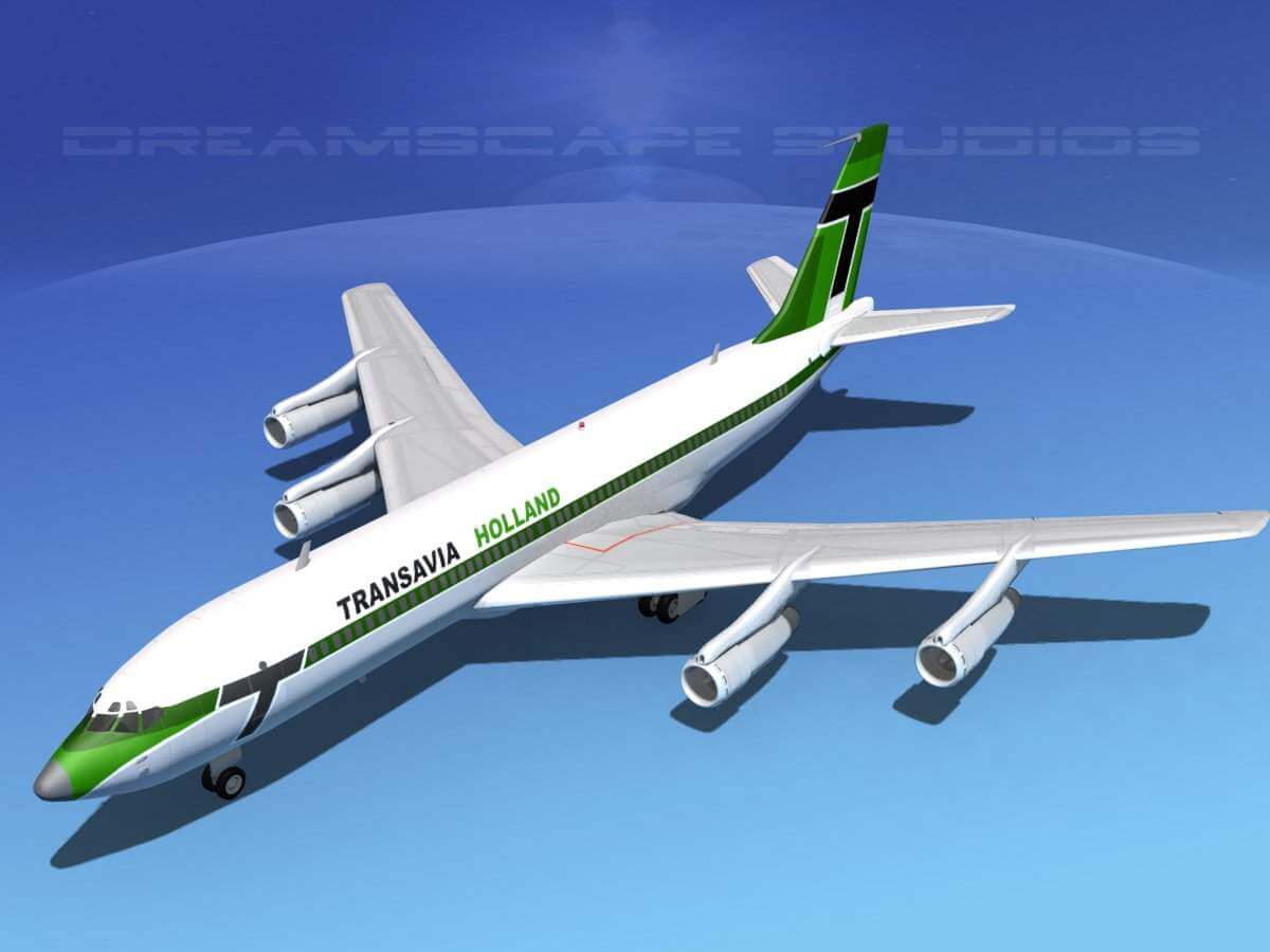 Boeing 707 Transavia - 3D Model by Dreamscape Studios