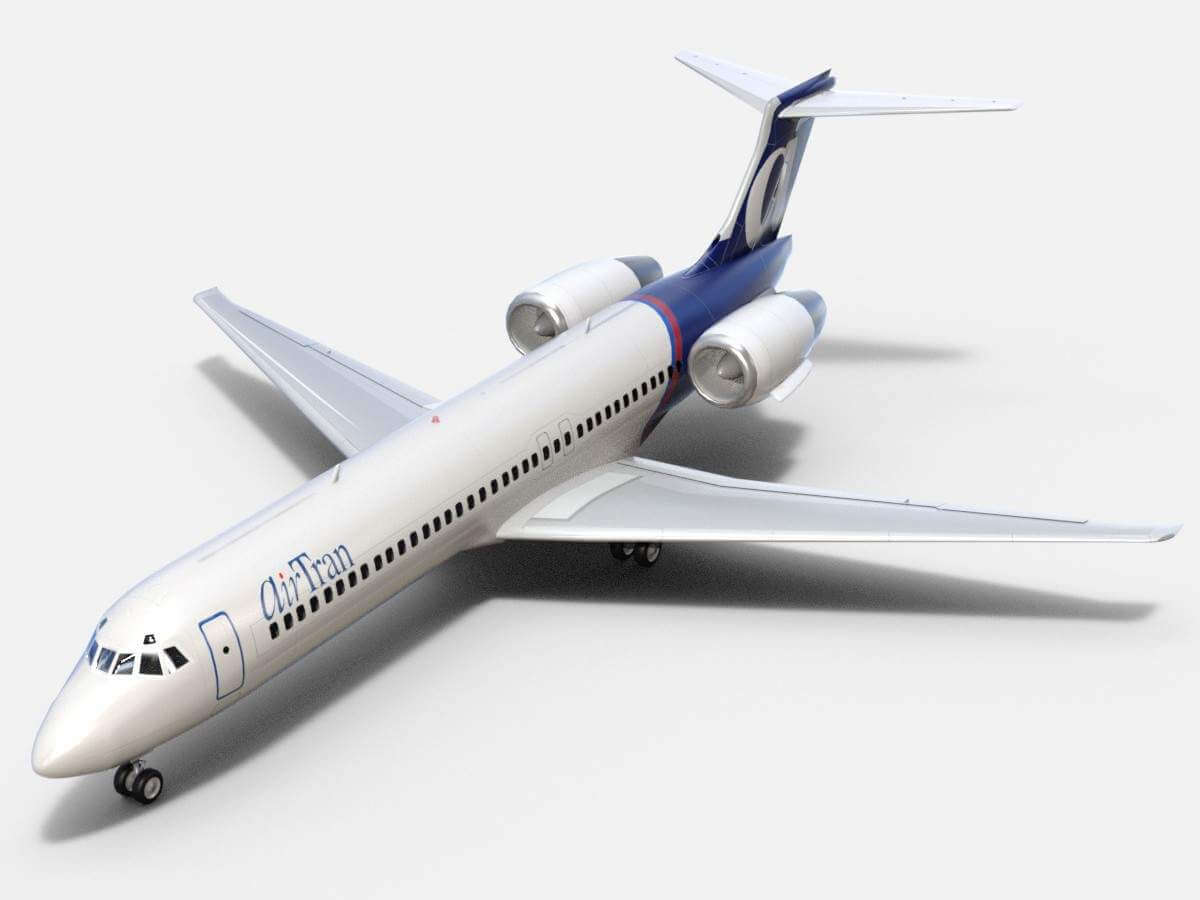 Boeing 717 Airtran Interior