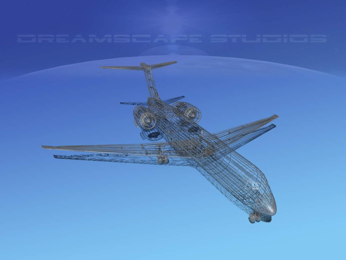 Boeing 717-200 Spanair 3D Model by Dreamscape Studios