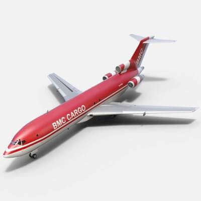 Boeing 727-200 Cargo 3D Model by Dreamscape Studios