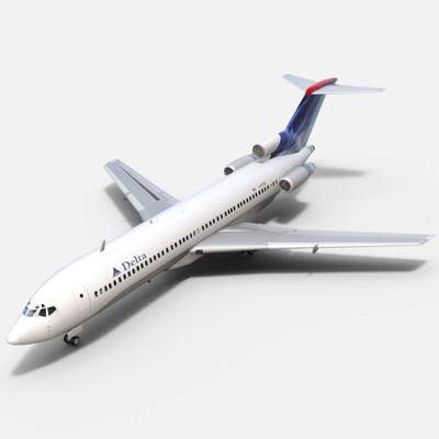 Boeing 727-200 Delta Airlines 3D Model by Dreamscape Studios