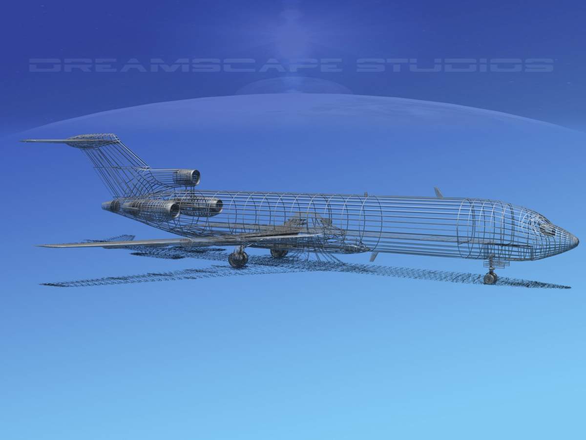 Boeing 727-200 FedEx 3D Model by Dreamscape Studios