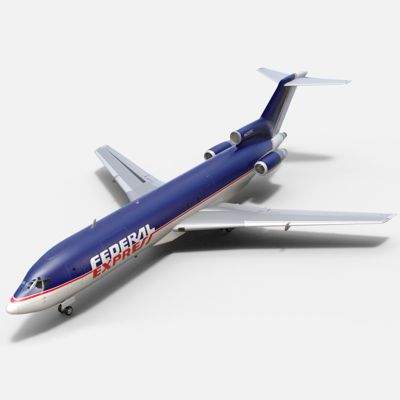 Boeing 727-200 FedEx 3D Model by Dreamscape Studios