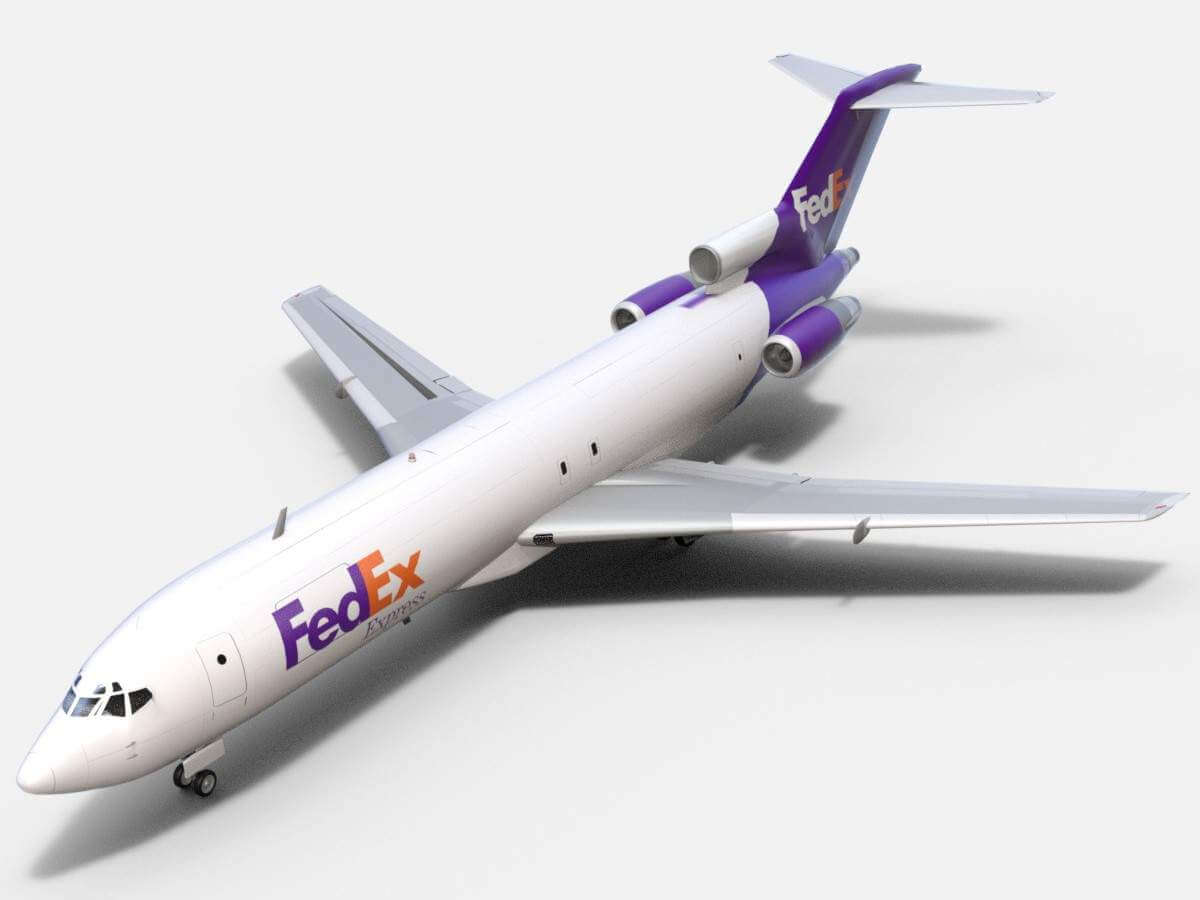 Boeing 727-200 FedEx 3D Model by Dreamscape Studios