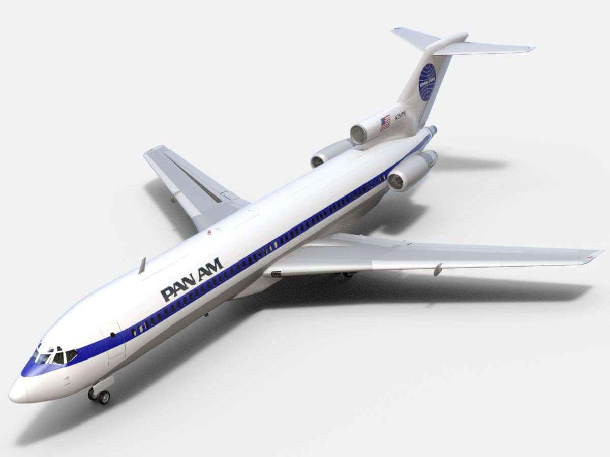 Boeing 727-200 Pan Am - 3D Model by Dreamscape Studios