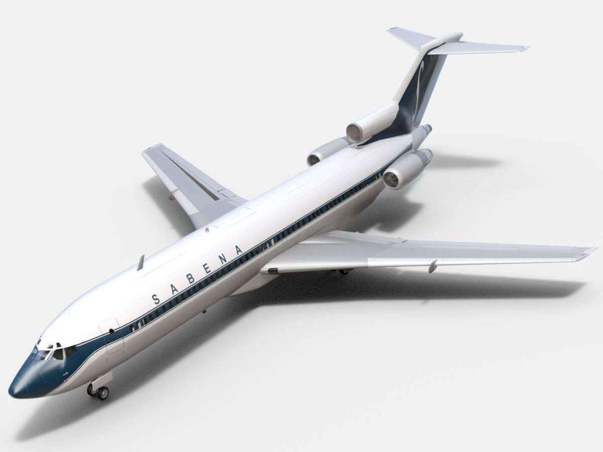 Boeing 727-200 Sabena 3D Model by Dreamscape Studios