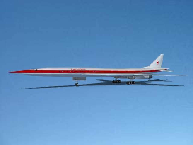 Boeing 733 SST Air Canada - 3D Model by Dreamscape Studios