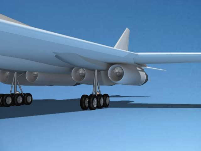 Boeing 733 SST Delta Air Lines - 3D Model by Dreamscape Studios