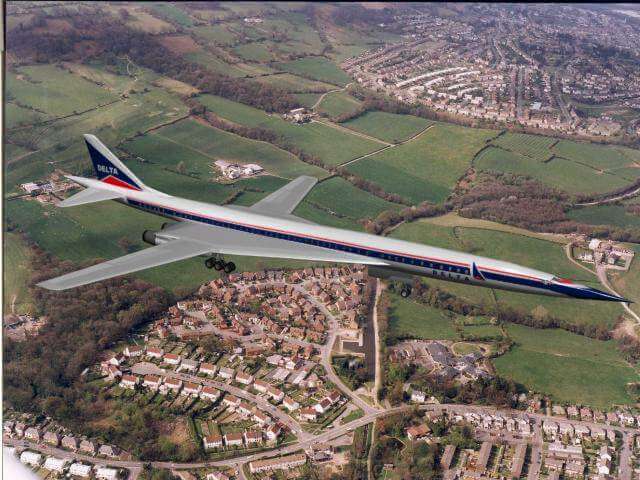 Boeing 733 SST Delta Air Lines - 3D Model by Dreamscape Studios