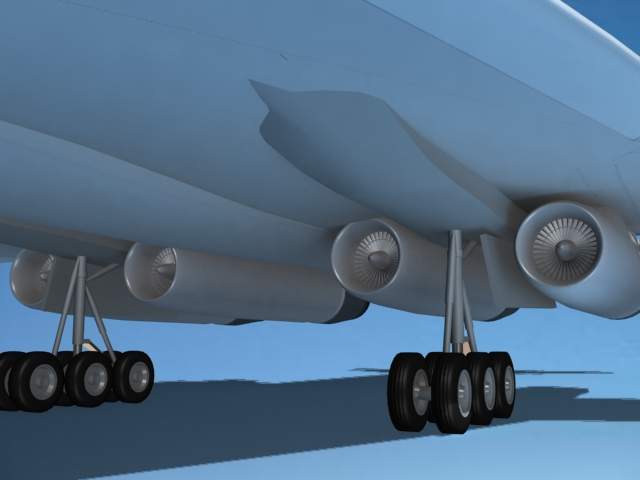 Boeing 733 SST United Airlines - 3D Model by Dreamscape Studios