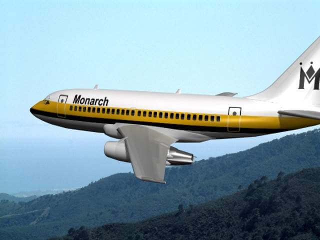 Boeing 737-100 Monarch 3D Model by Dreamscape Studios