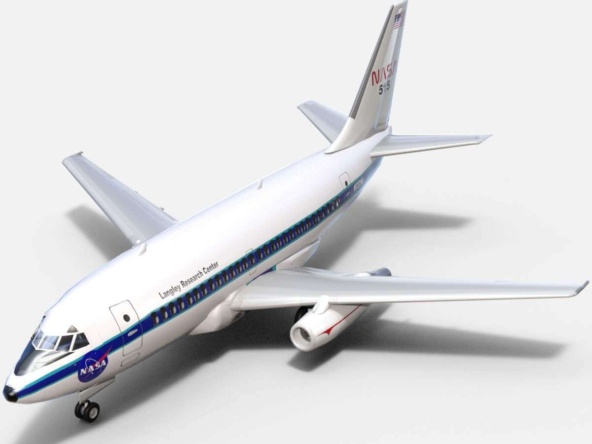 Boeing 737-100 NASA 3D Model