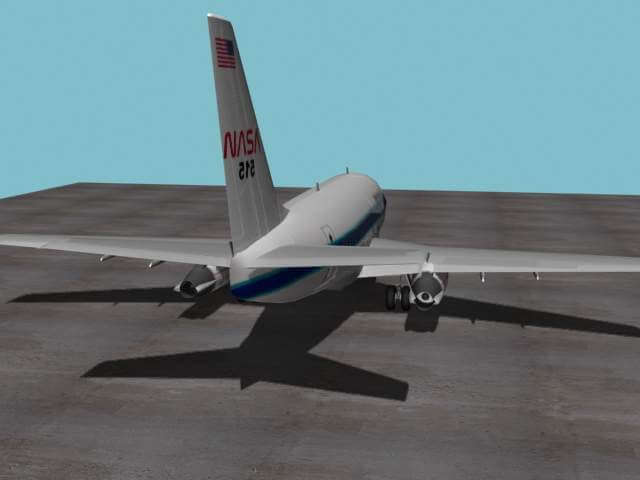 Boeing 737-100 NASA 3D Model by Dreamscape Studios