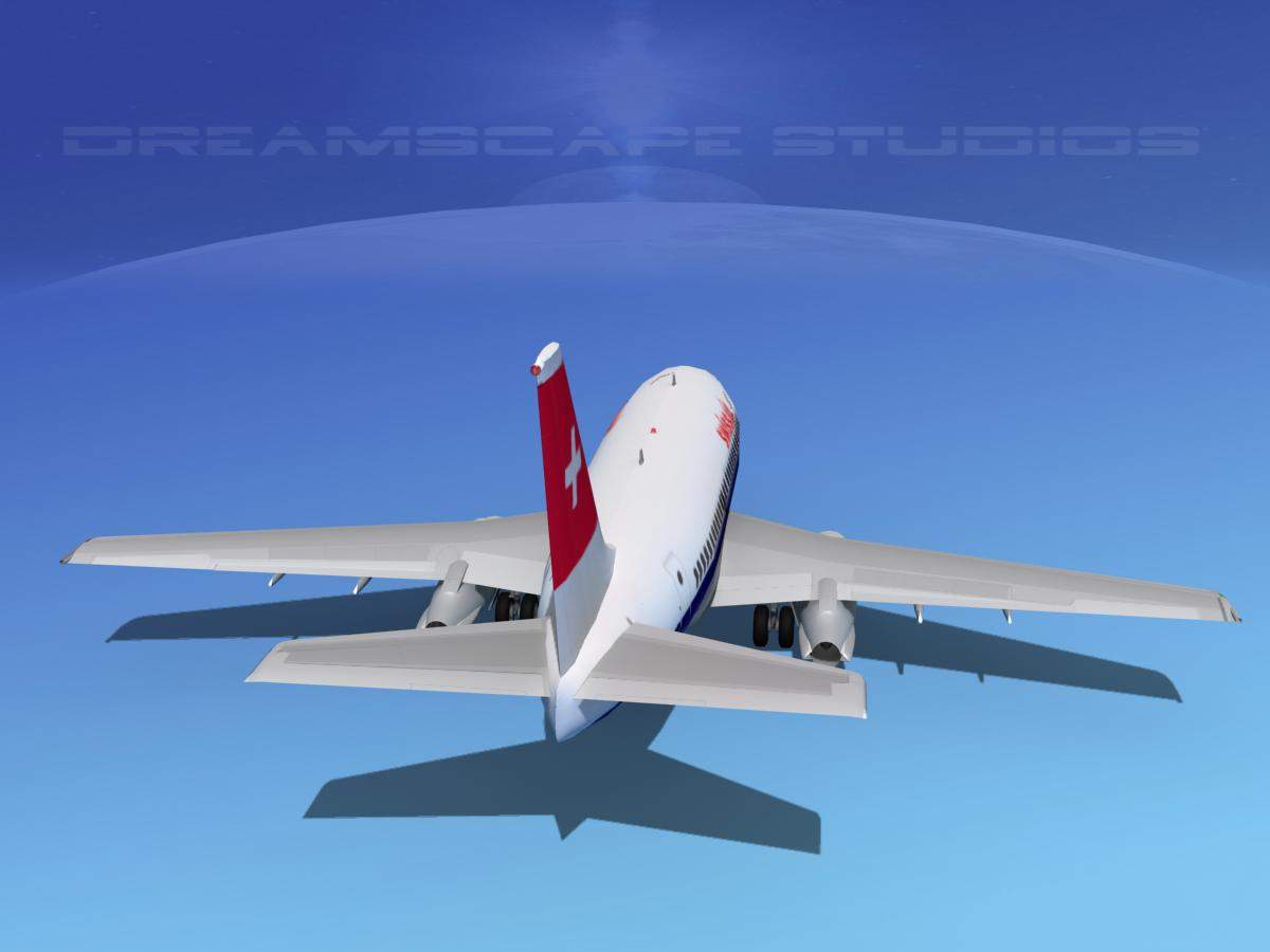 Boeing 737-100 Swissair 3D Model by Dreamscape Studios