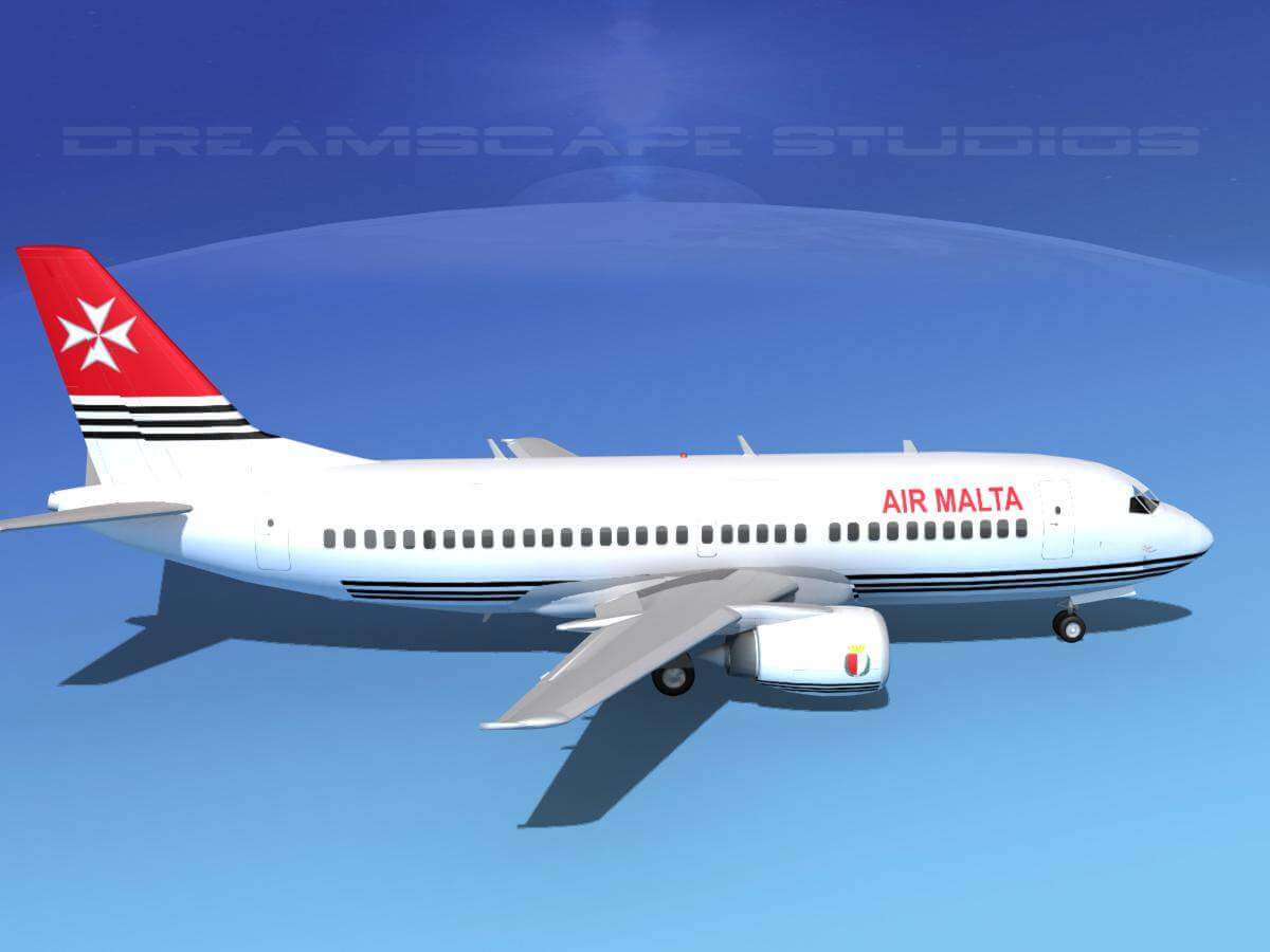 Boeing 737-300 Air Malta 3D Model by Dreamscape Studios