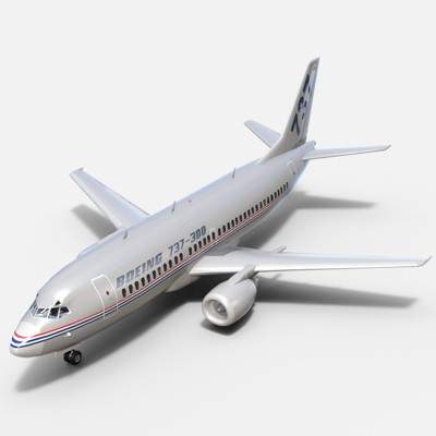 Boeing 737-300 Boeing 3D Model by Dreamscape Studios