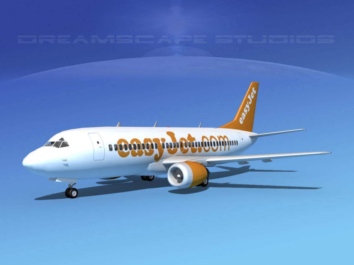 Boeing 737-300 Easy Jet 3D Model by Dreamscape Studios