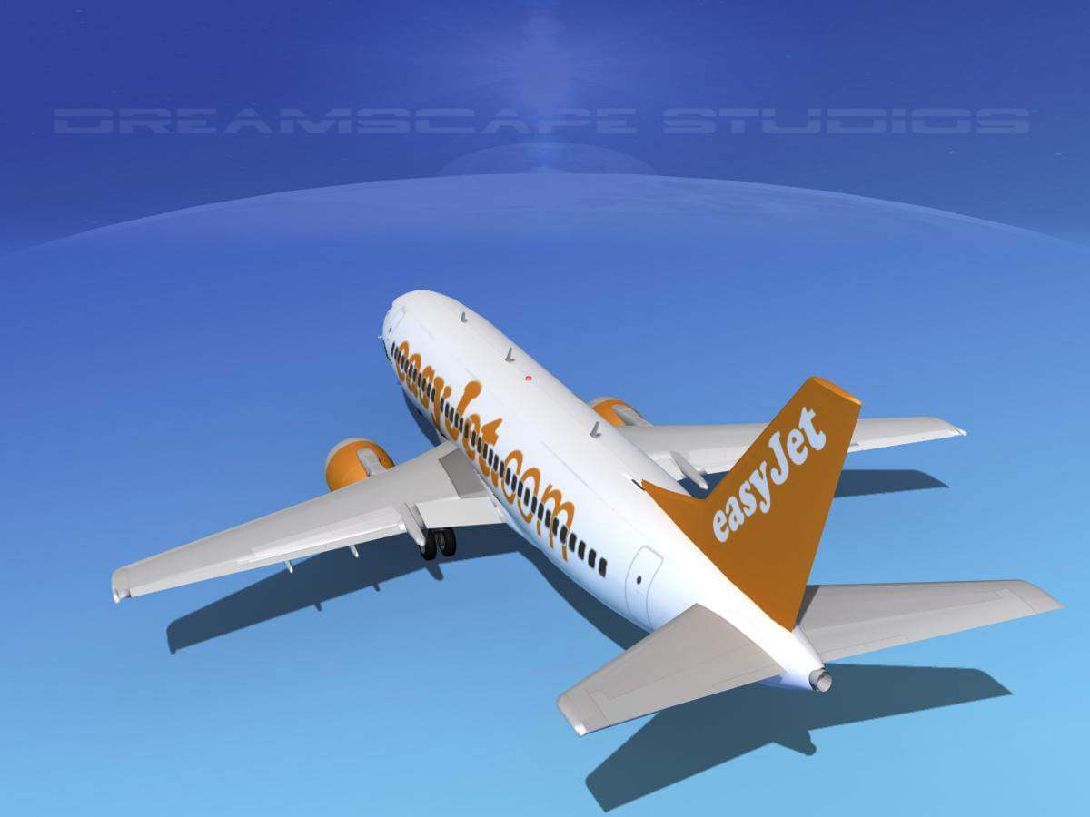 Boeing 737-300 Easy Jet 3D Model by Dreamscape Studios