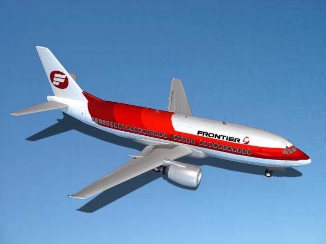 Boeing 737-300 Frontier 3D Model by Dreamscape Studios