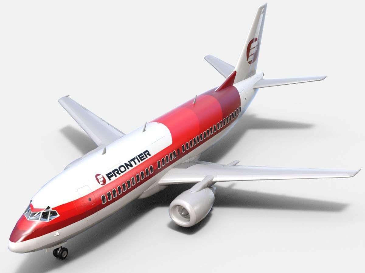 Boeing 737-300 Frontier - 3D Model by Dreamscape Studios