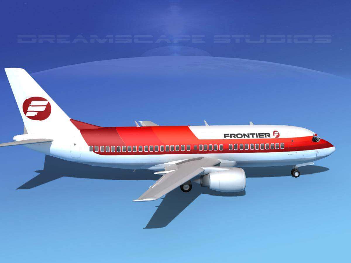 Boeing 737-300 Frontier 3D Model by Dreamscape Studios