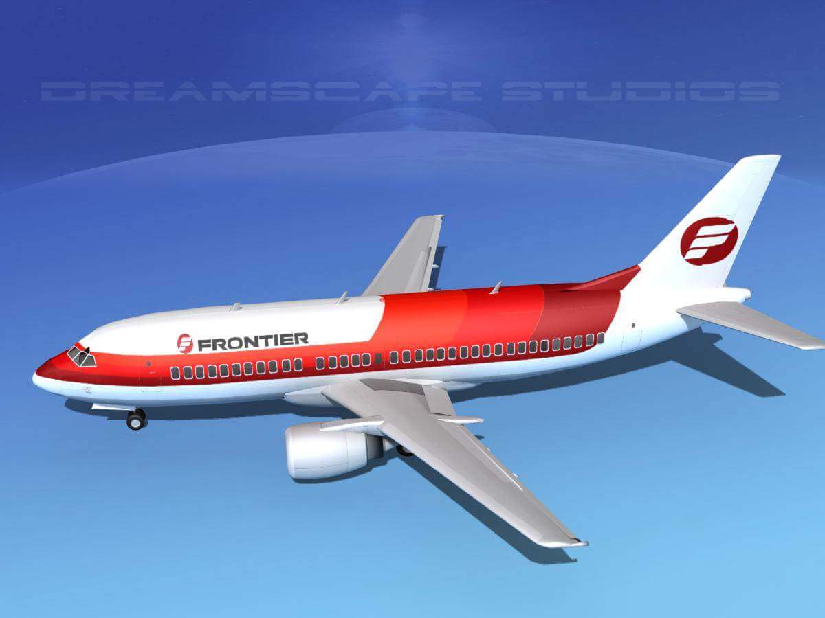 Boeing 737-300 Frontier 3D Model by Dreamscape Studios