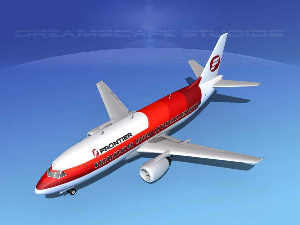 Boeing 737-300 Frontier 3D Model by Dreamscape Studios
