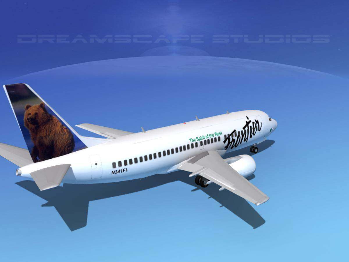 Boeing 737-300 Frontier 3D Model by Dreamscape Studios