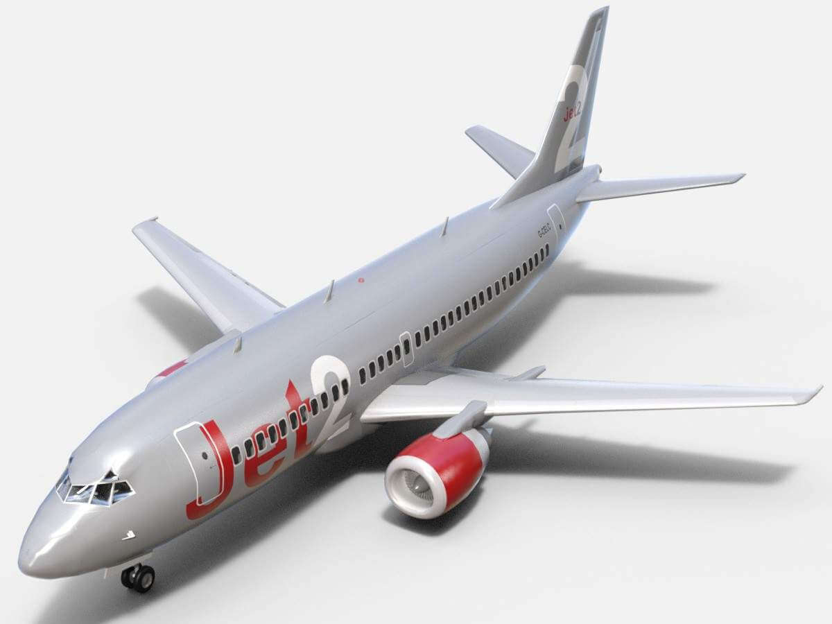 Boeing 737-300 Jet 3D Model by Dreamscape Studios