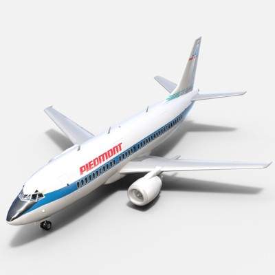 Boeing 737-300 Piedmont 3D Model by Dreamscape Studios