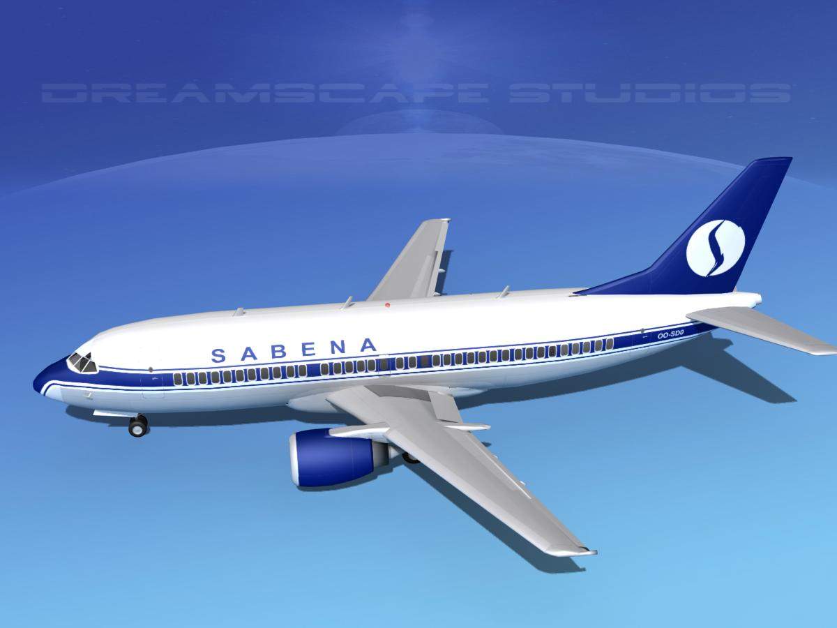 Boeing 737-300 Sabena 3D Model by Dreamscape Studios