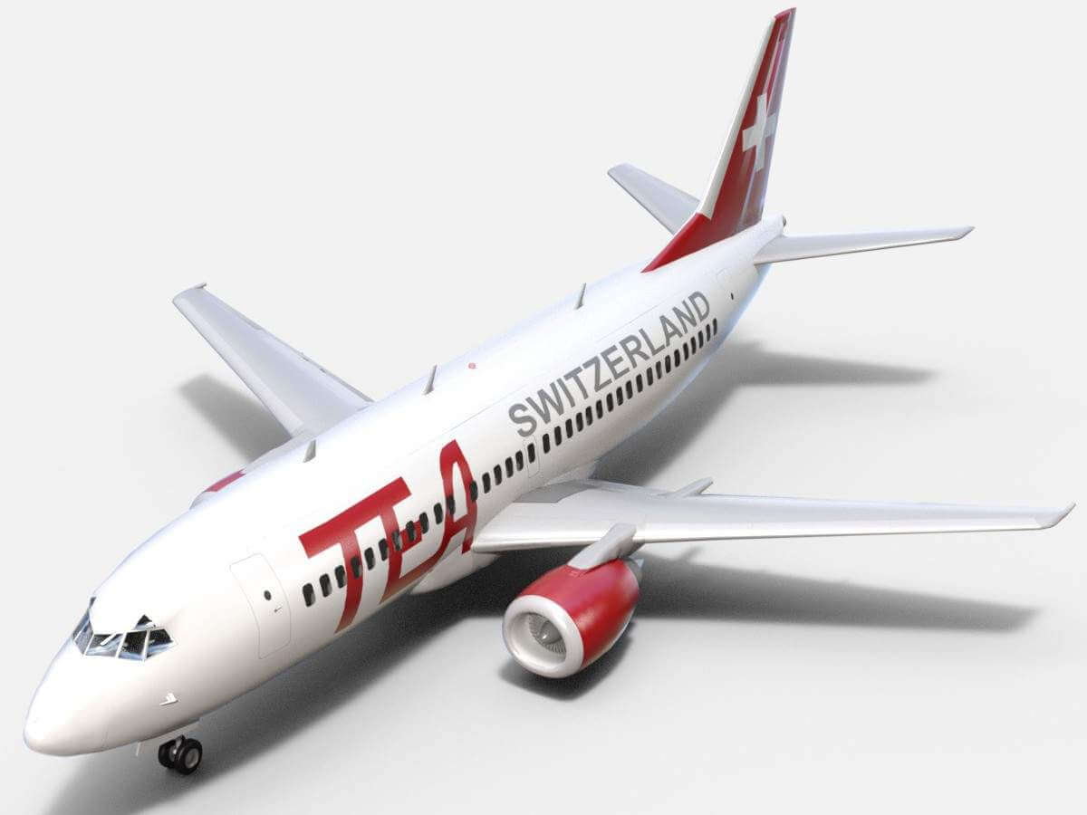 Boeing 737-300 SwissTEA 3D Model by Dreamscape Studios