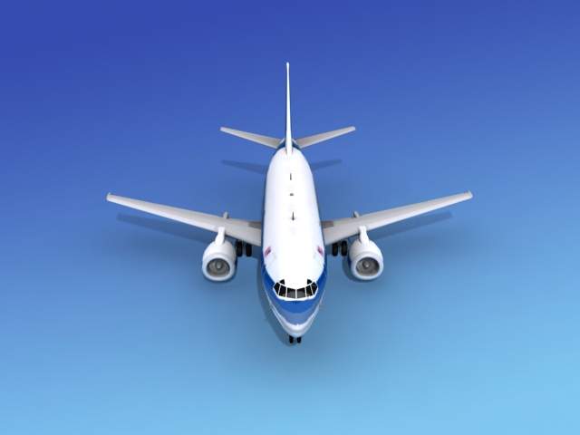 Boeing 737-500 Corporate 3D Model by Dreamscape Studios